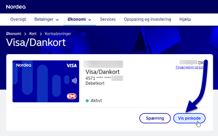 Find din pinkode i mobil- og netbank | Nordea